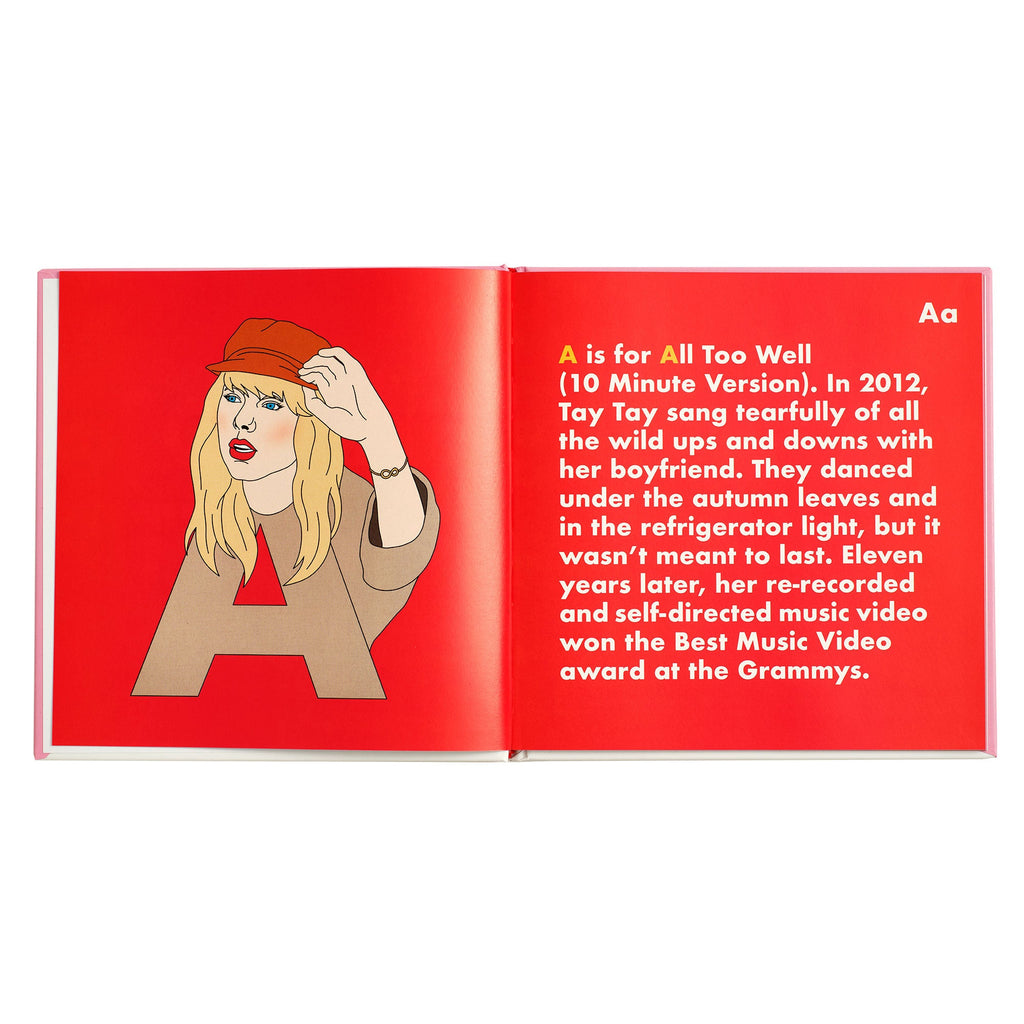 Taylor Swift Alphabet Book - celebrating Taylor's magical song writing ...