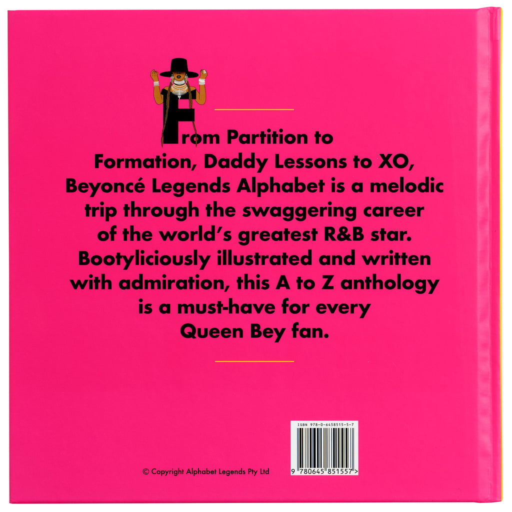 Beyoncé Alphabet Book - introducing the A BEY C – Alphabet Legends ...
