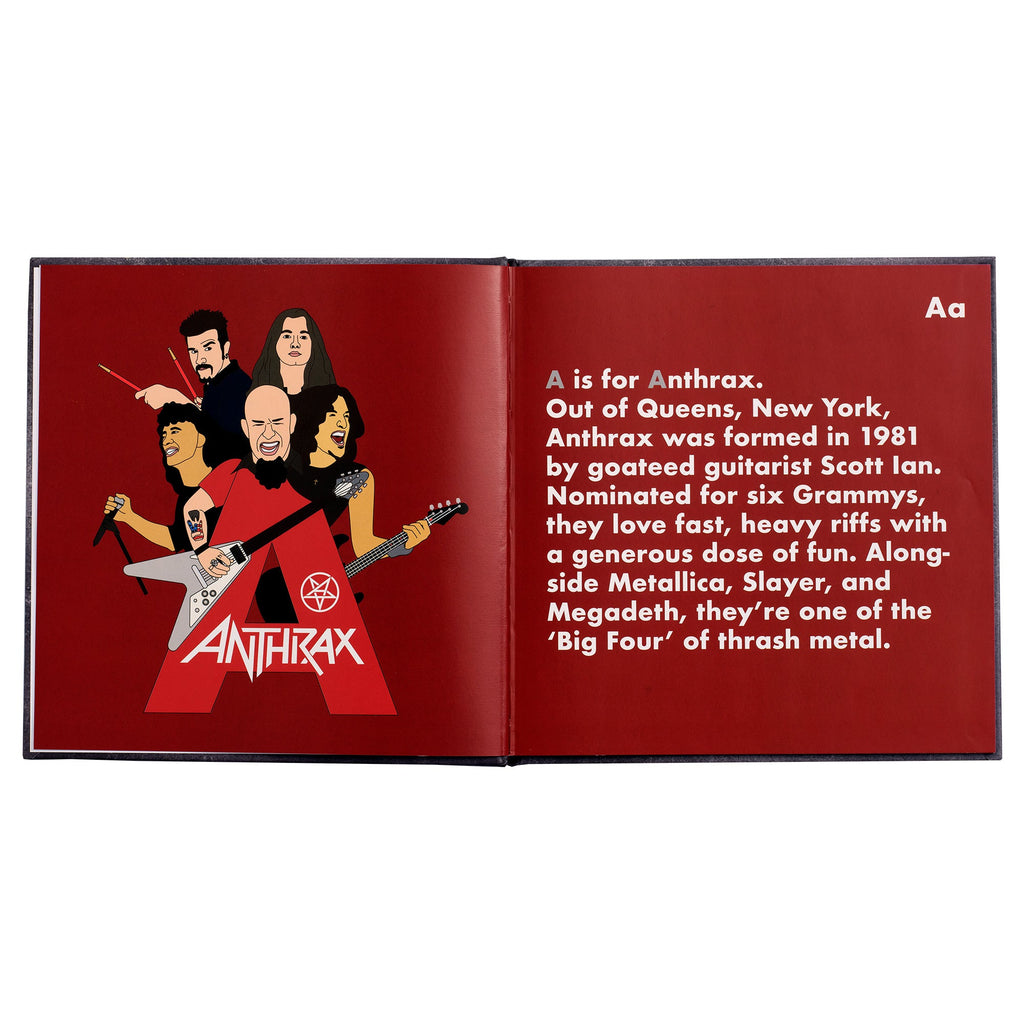 Metal Legends Alphabet Book – Alphabet Legends Australia