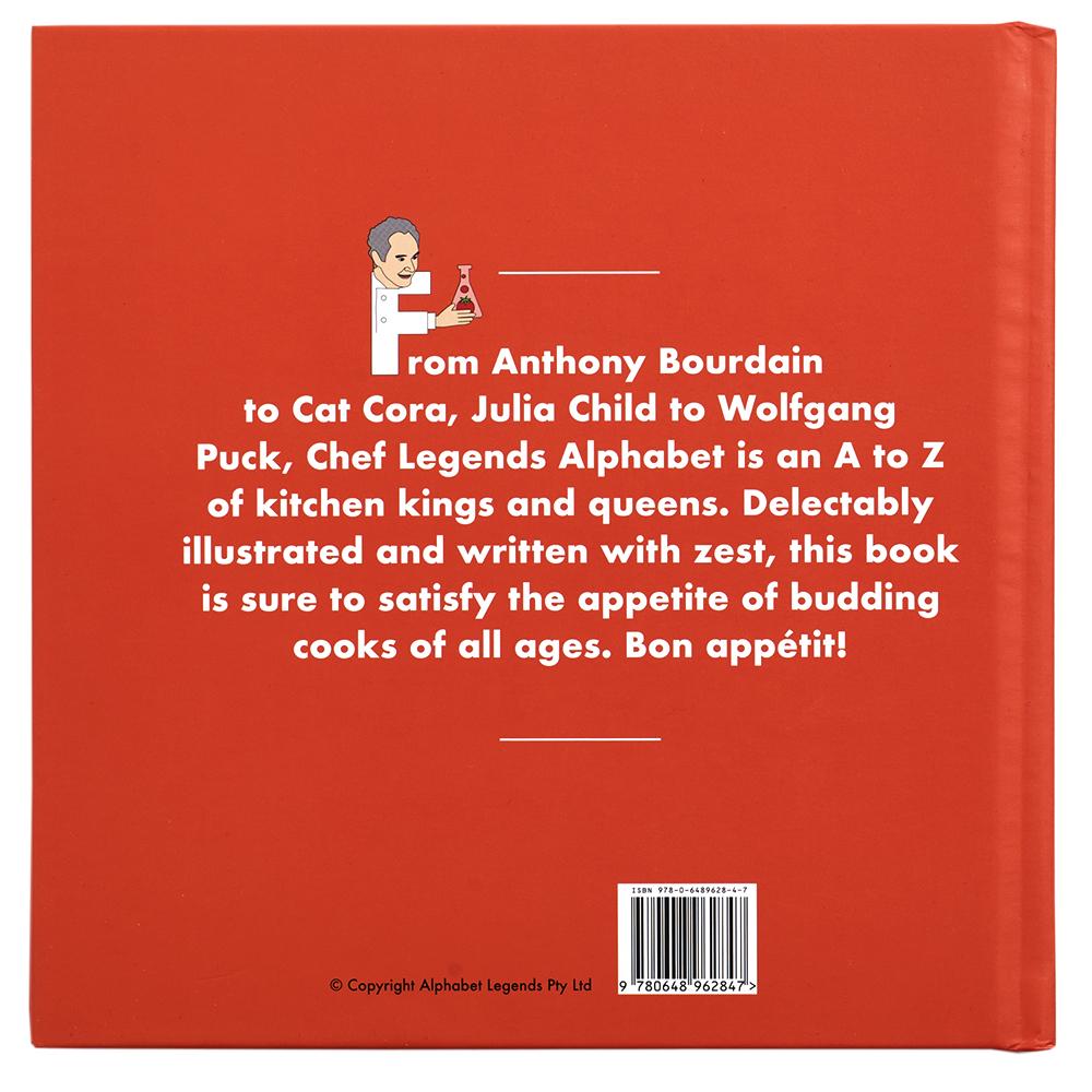 Chef Legends Alphabet Book – Alphabet Legends Australia