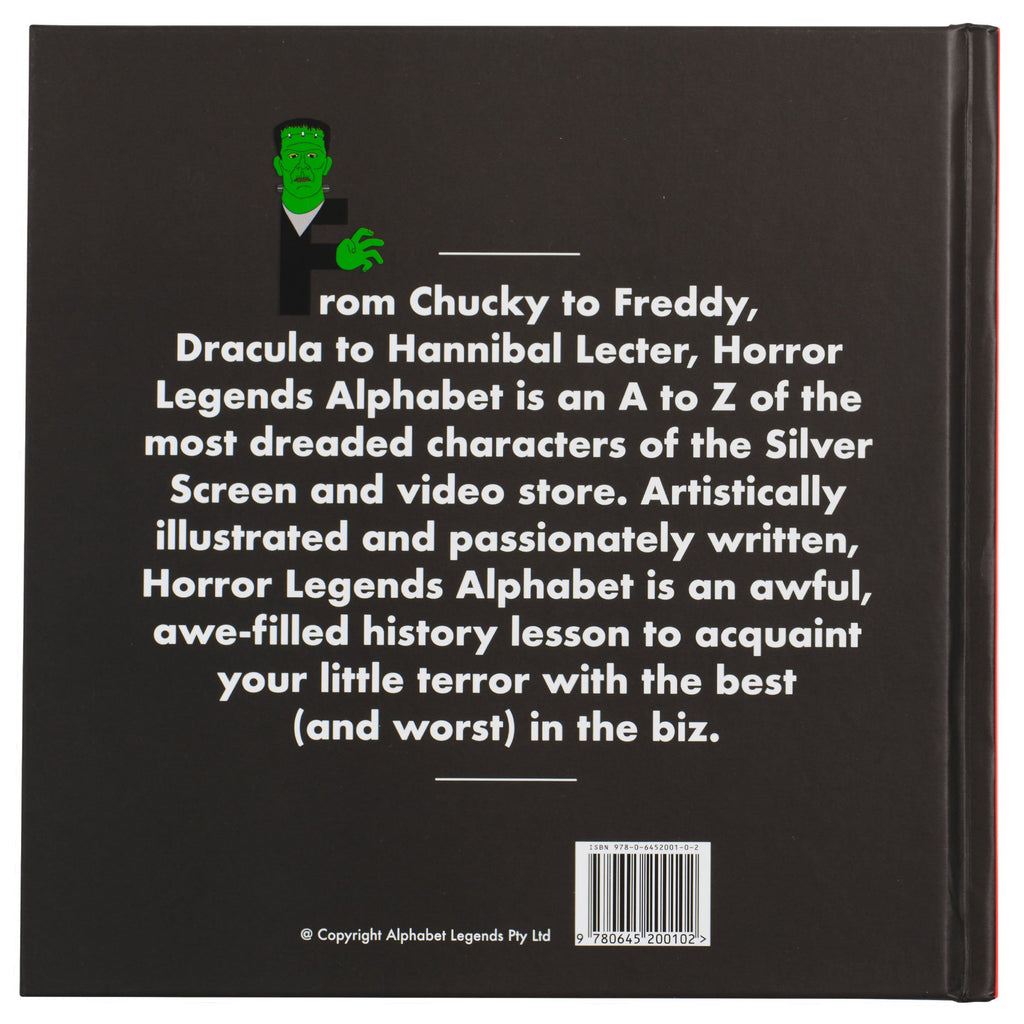Horror Legends Alphabet Book – Alphabet Legends Australia